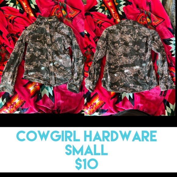 Cowgirl Hardware | Shirts & Tops | Cowgirl Hardware Western Shirt ...